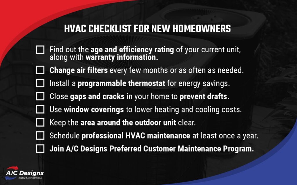 HVAC Tips and Tricks for New Homeowners | A/C Designs of St. Augustine, LLC